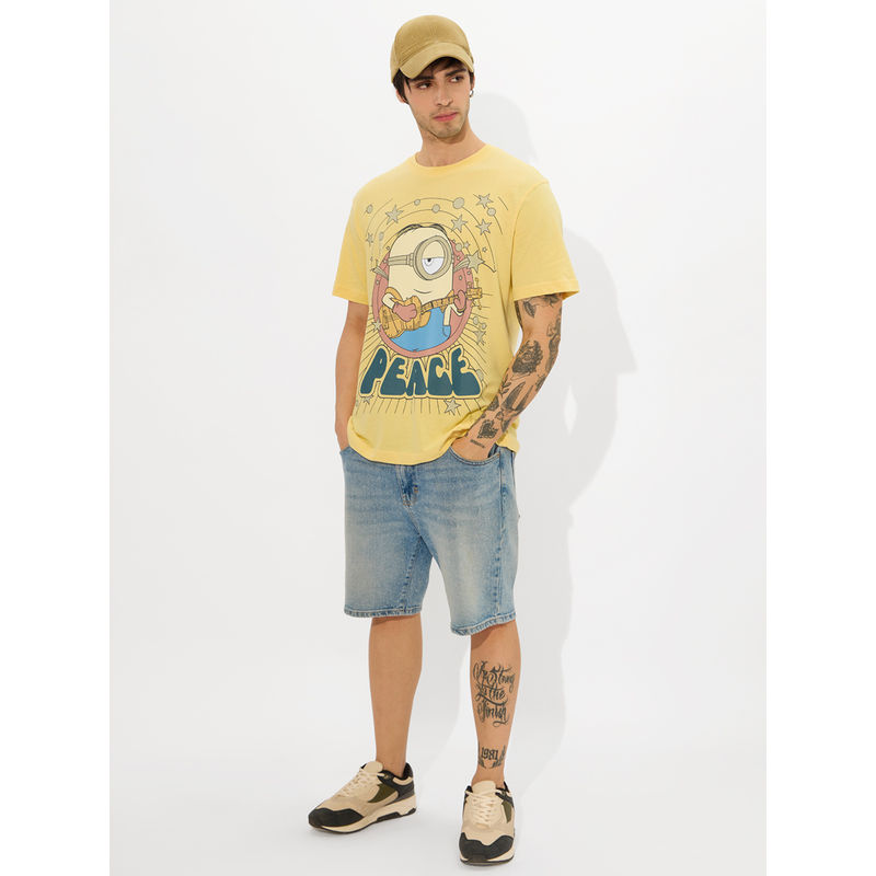 Buy The Souled Store Official Minions: Peace T-Shirt Online