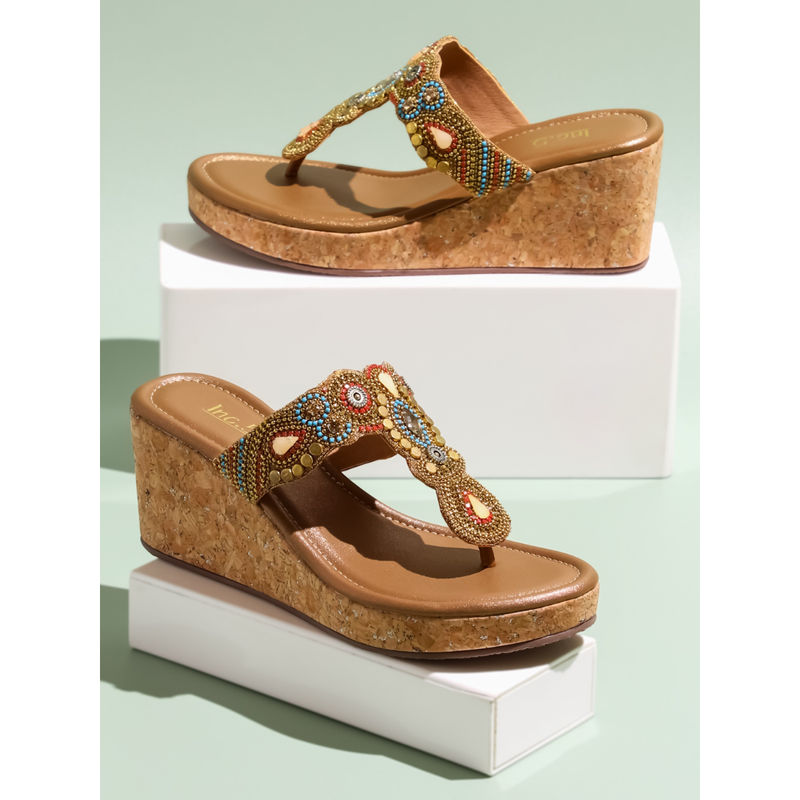 Buy Inc.5 Women Multi-Color Party Wedges Online