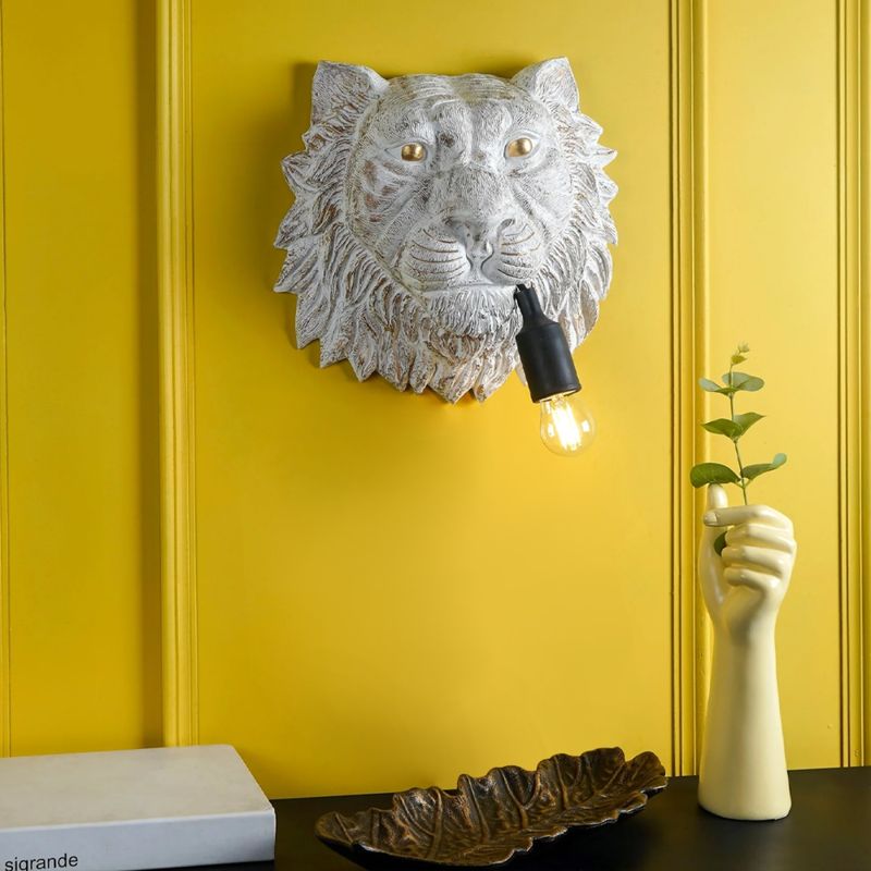 Buy The Artment LION FACE Wall Lamp For Home Décor Online