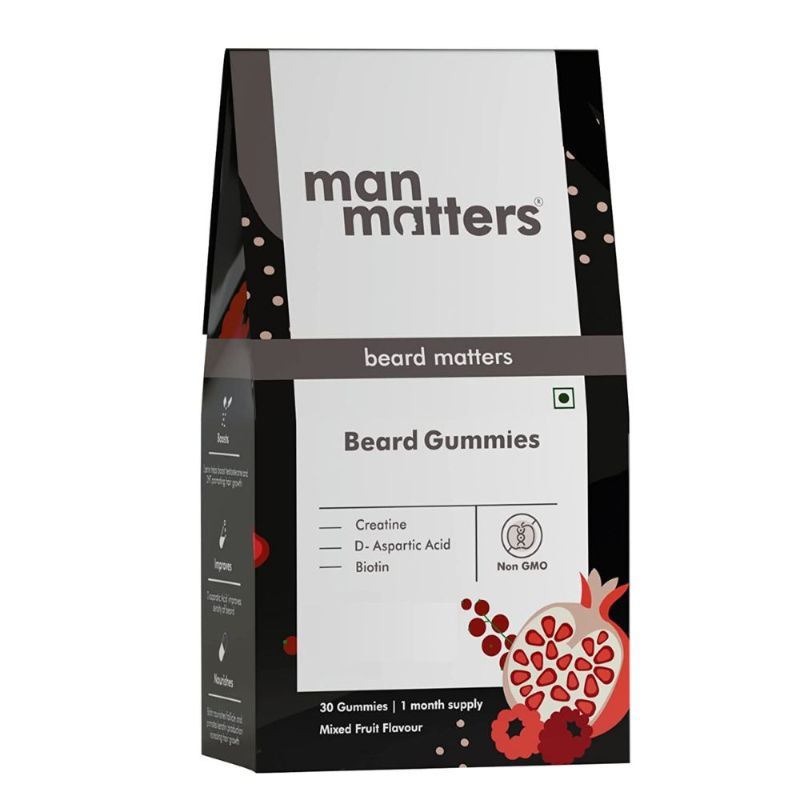 Buy Man Matters Beard Gummies For Men Online