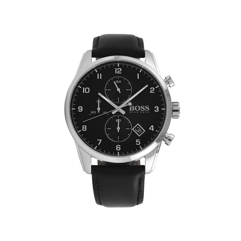 Buy Hugo Boss Watches Skymaster Chronograph|Date Analog Black Dial Men ...