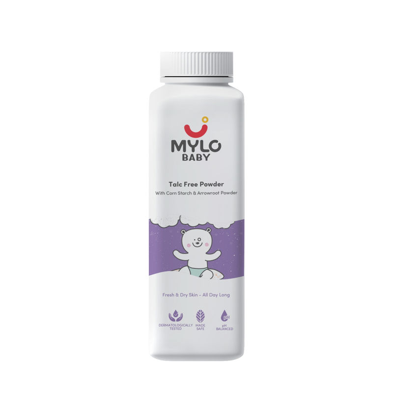 Buy Mylo Care Baby Talc-Free Powder With Corn Starch And Arrowroot ...