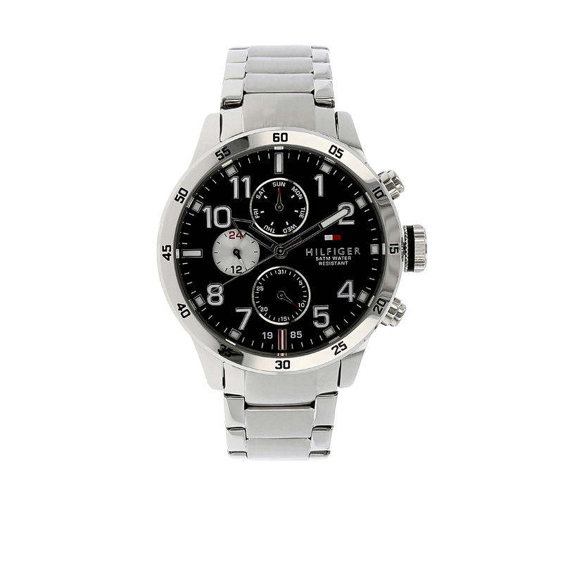 Buy Tommy Hilfiger NATH1791141 Black Dial Analog Watch For Men Online