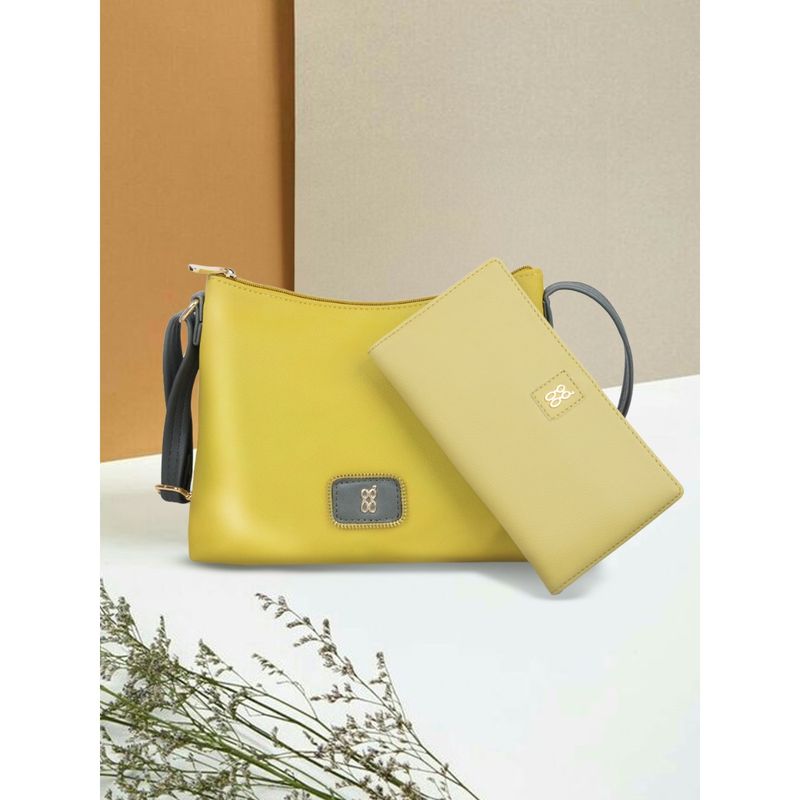 Buy Baggit Similar Naturally Multi-Color Sling Bag & Wallet Combo (Set ...