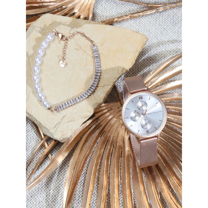Buy French Connection White Watch Bracelet Giftset for Women - FCJPR02 ...