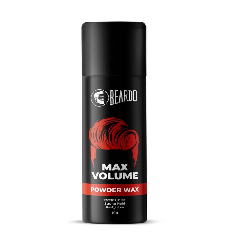Beardo Max Volume Hair Powder Wax Matte Finish Strong Hold Restylable ...
