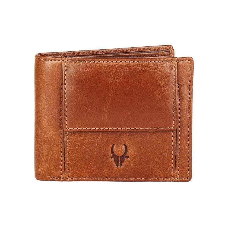Buy WILDHORN Tan Top Grain Leather Wallet for Men Online