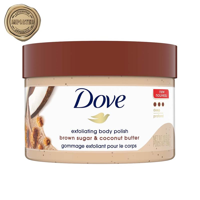 Buy Dove Exfoliating Body Polish Scrub - Brown Sugar & Coconut Butter ...
