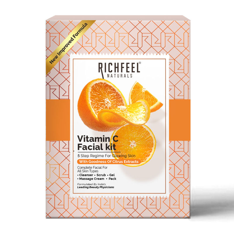 Buy Richfeel Brightening Facial Kit with Vitamin C Online