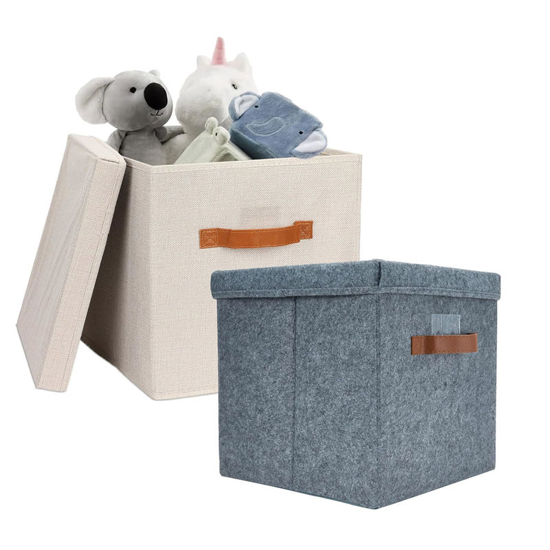 Buy Anko Storage Box- Pack of 2- Beige&Grey Online