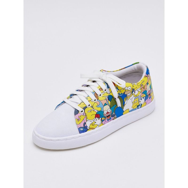 Buy The Souled Store The Simpsons: Springfield Women Lace Up Shoes ...