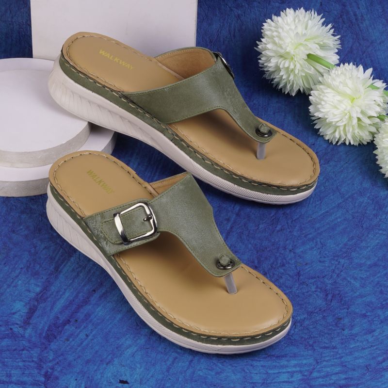 Buy Walkway Green Casual Sandals Online