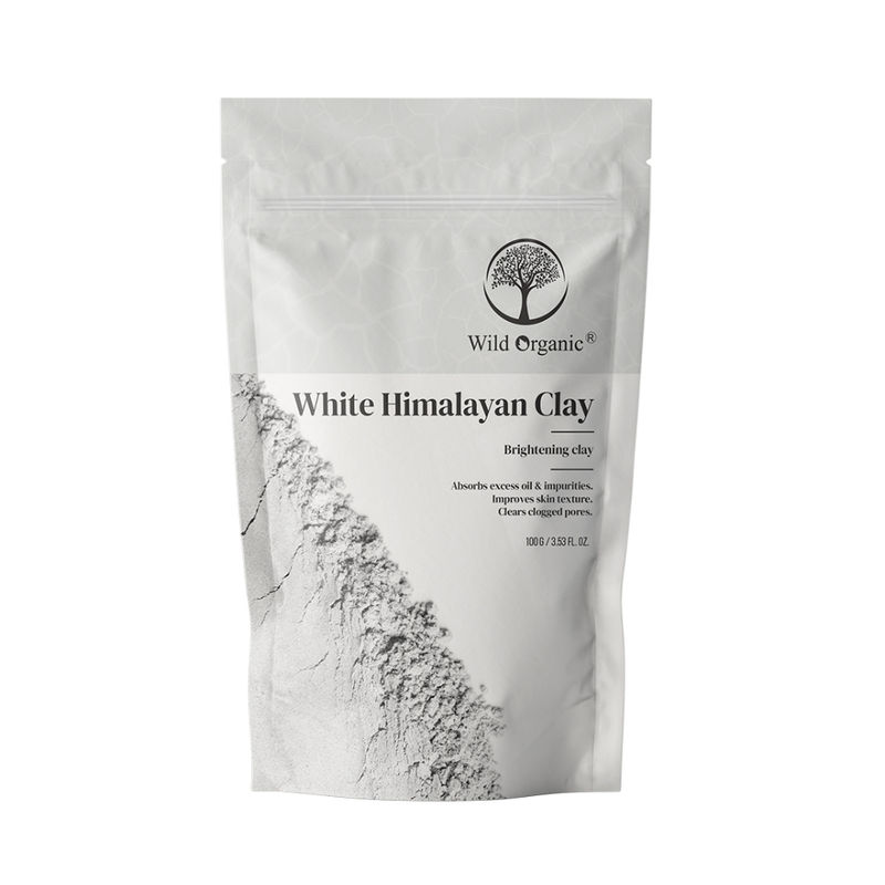 Buy Wild Organic White Himalayan Brightening Clay Powder Online