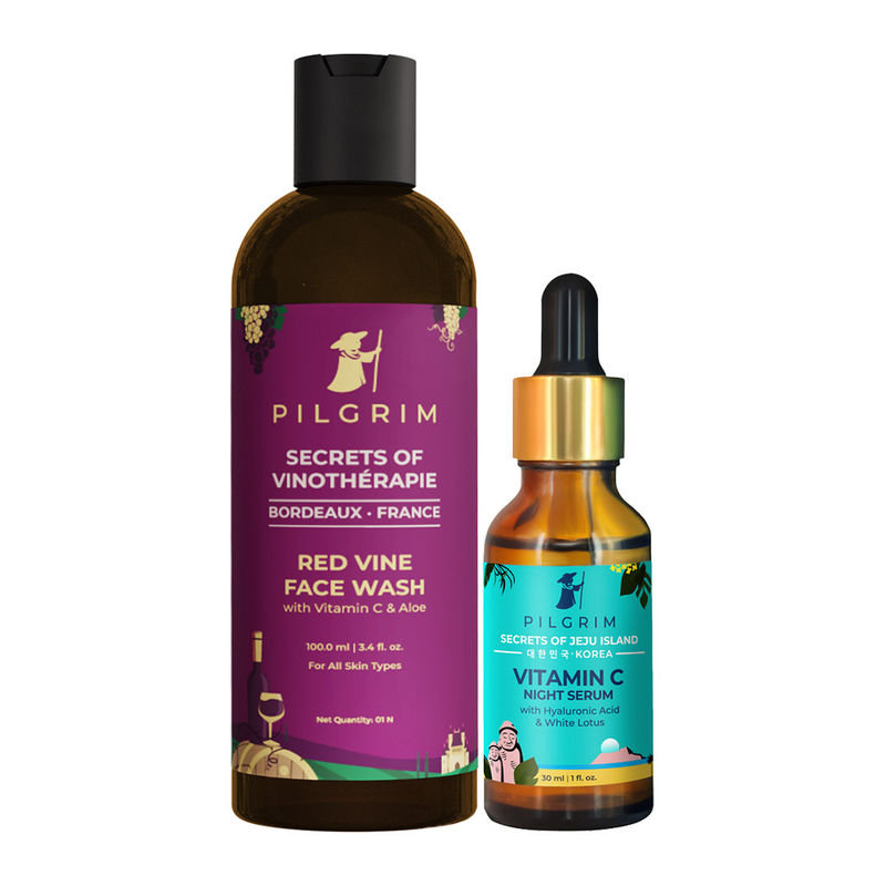 Buy Pilgrim Anti Ageing Must-Have Cleanse & Care Combo Online