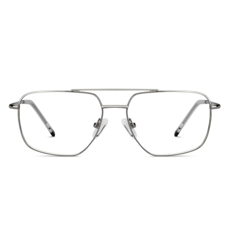 Buy Lenskart Blu Silver Rectangle Computer Glasses - LB E14485 Online