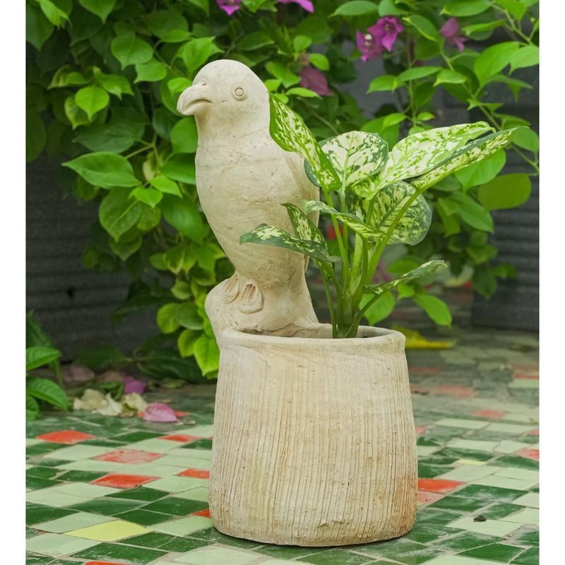 Buy Swadeh Vibrant Winged Parrot Planter Online