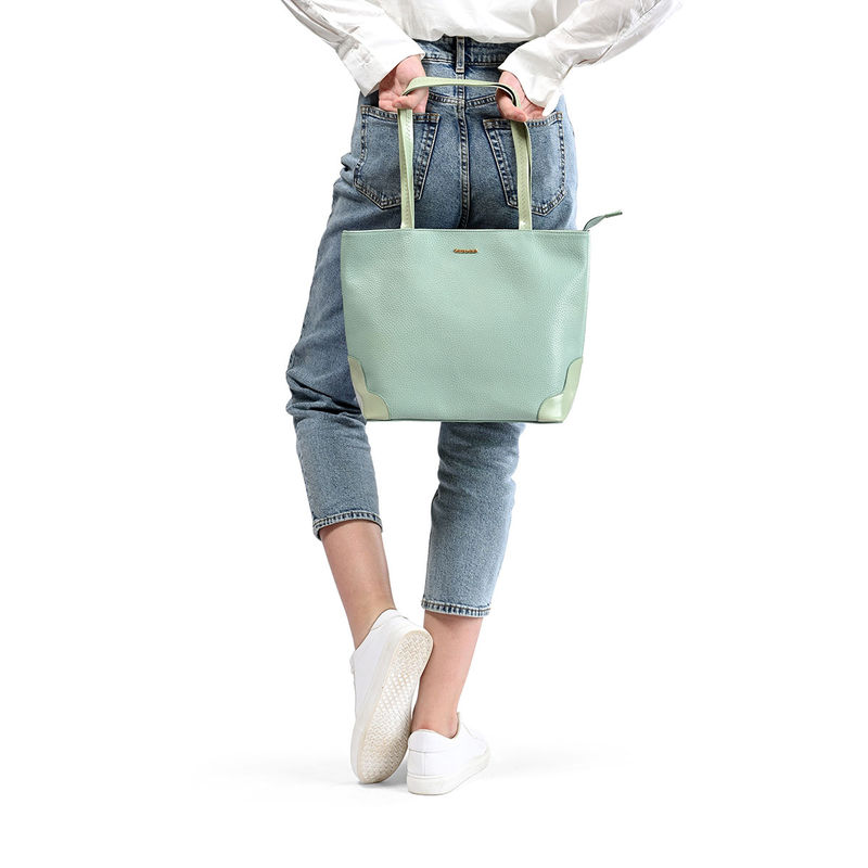 Buy Fastrack Mint Green Everyday Chic Handbag (L) Online