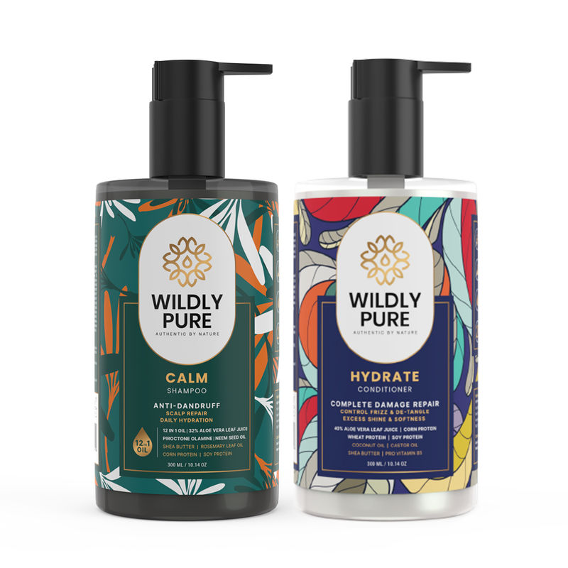 Buy Wildly Pure Anti Dandruff Shampoo & Conditioner Combo Online