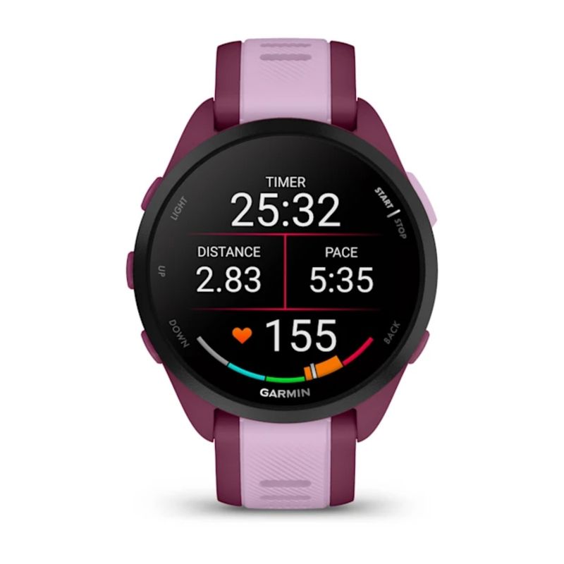 Buy Garmin Forerunner 165 Music Pink Smart Watch with Charging Cable Online
