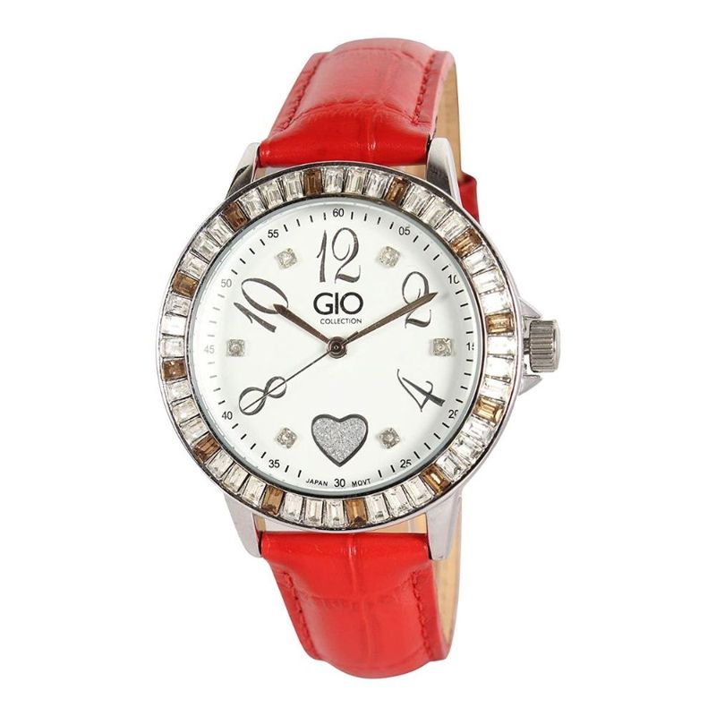 Gio Collection Women's White Round Analogue Watch: Buy Gio Collection ...
