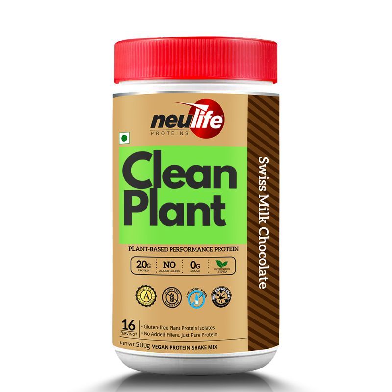 Buy Neulife Clean Plant Protein Isolate Powder - Swiss Chocolate ...