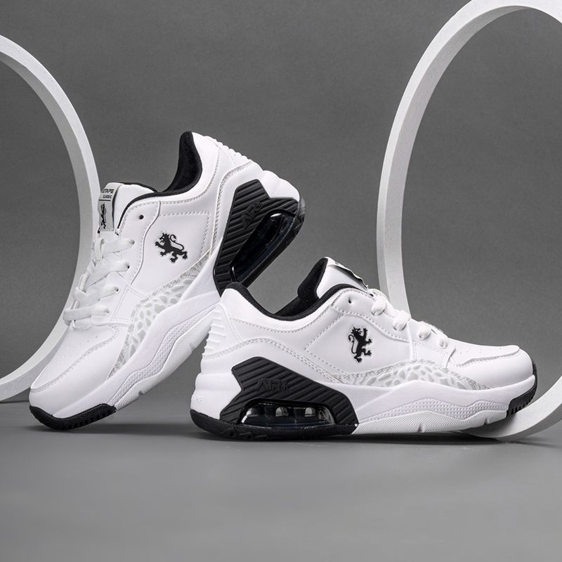 Buy Red Tape Women's Solid Black White Sneakers Online