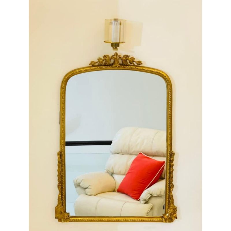 Buy CasaGold 41 Inch Gold Vintage Primrose Medium Mirror Online