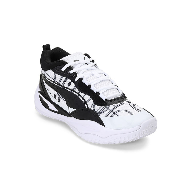 Buy Puma Playmaker Pro Courtside Unisex White Basketball Shoes Online