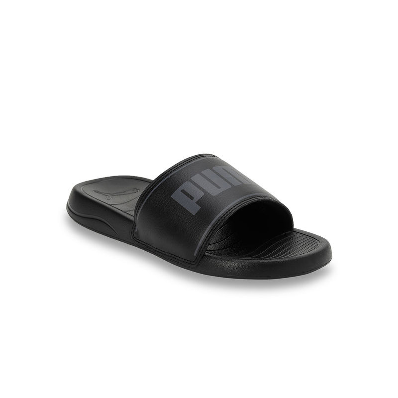 Buy Puma Slide Max Unisex Black Sliders Online