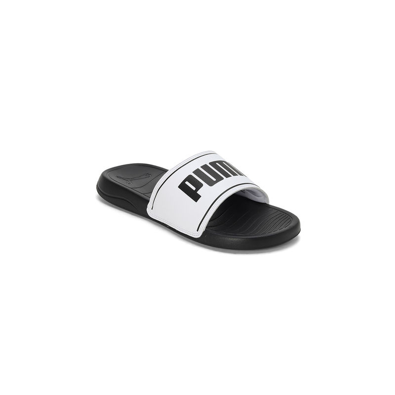 Buy Puma Slide Max Unisex White Sliders Online
