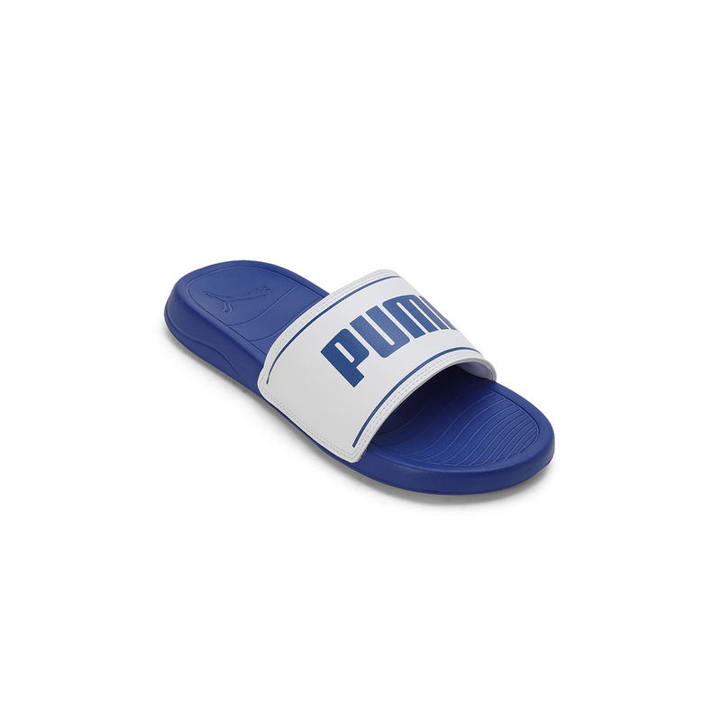 Buy Puma Slide Max Unisex Blue Sliders Online