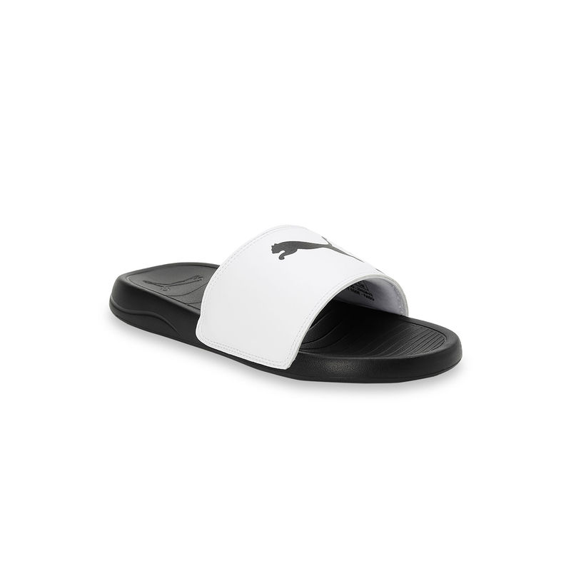 Buy Puma Geo Unisex White Sliders Online