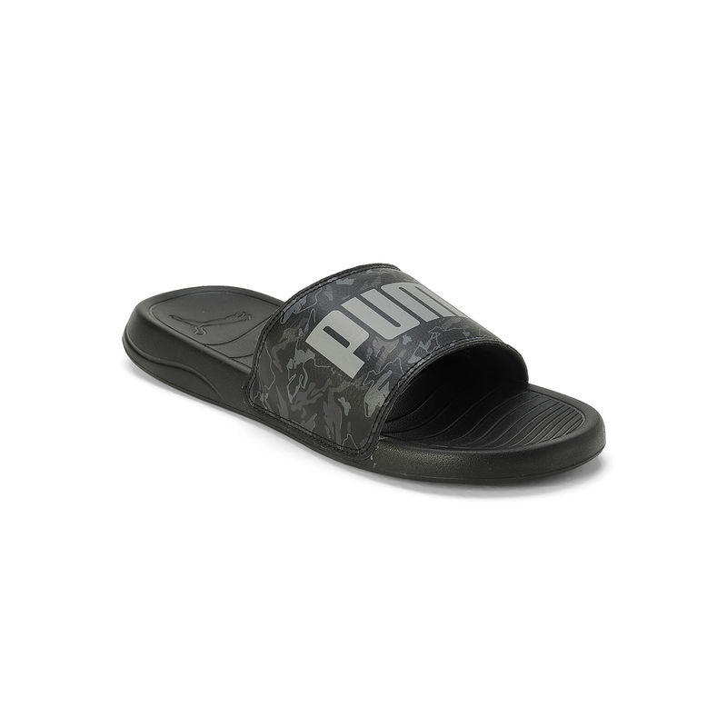 Puma Logo Pop Unisex Black Sliders: Buy Puma Logo Pop Unisex Black ...