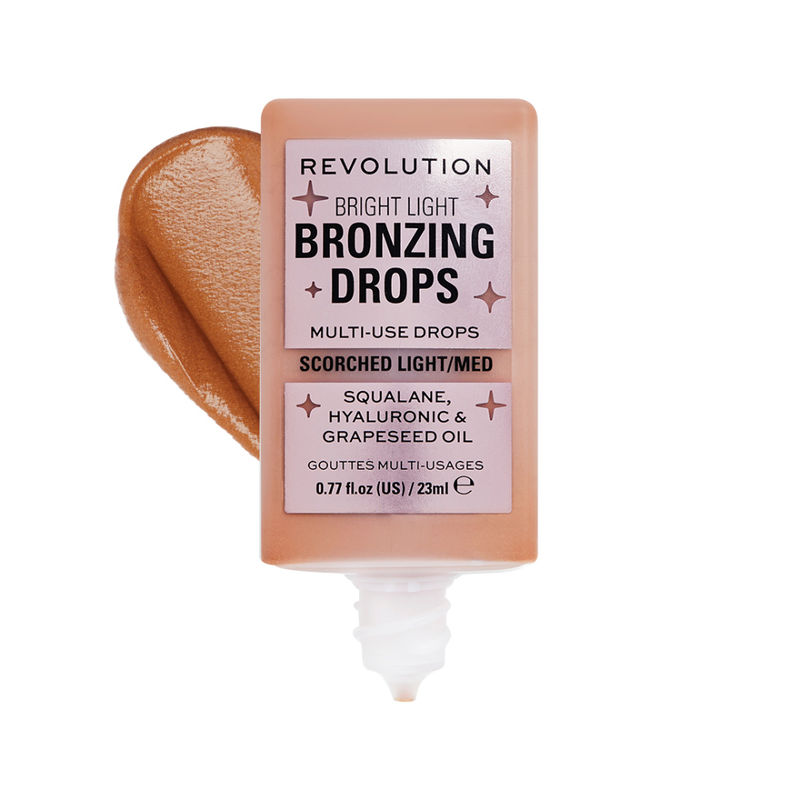 Buy Makeup Revolution Bright Light Bronzing Drops Bronze Scorched Online