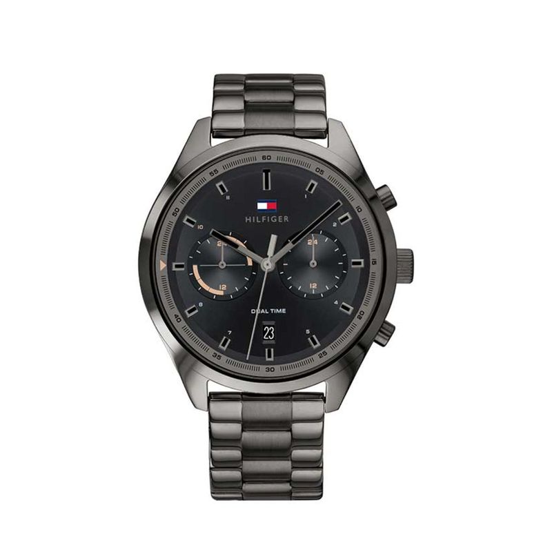 Tommy Hilfiger Watches Bennett Round Analog Black Dial Men's Watch: Buy ...