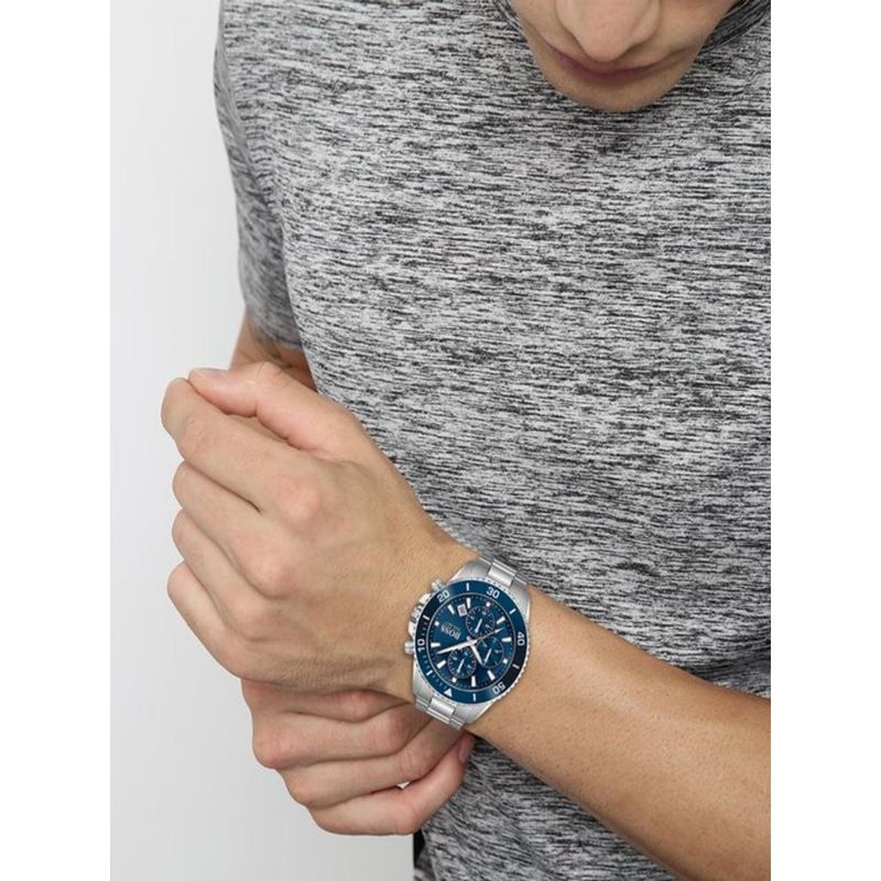 Buy Boss Admiral Qtz Fashion Chrono Blue Round Dial Mens Watch 1513907 ...