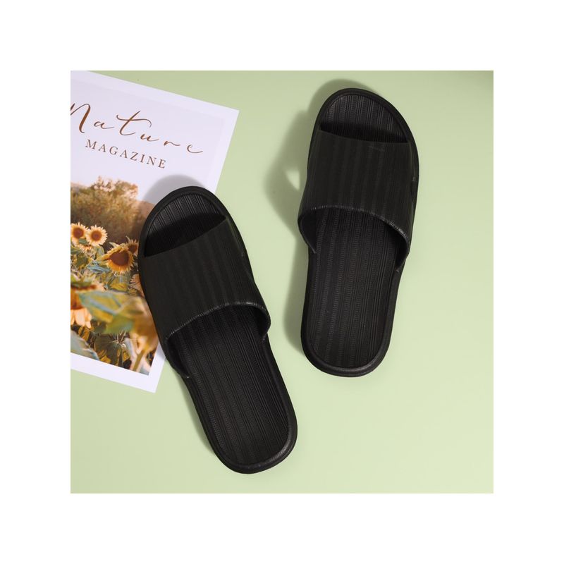 Buy Drunken Black Sliders for Men Online