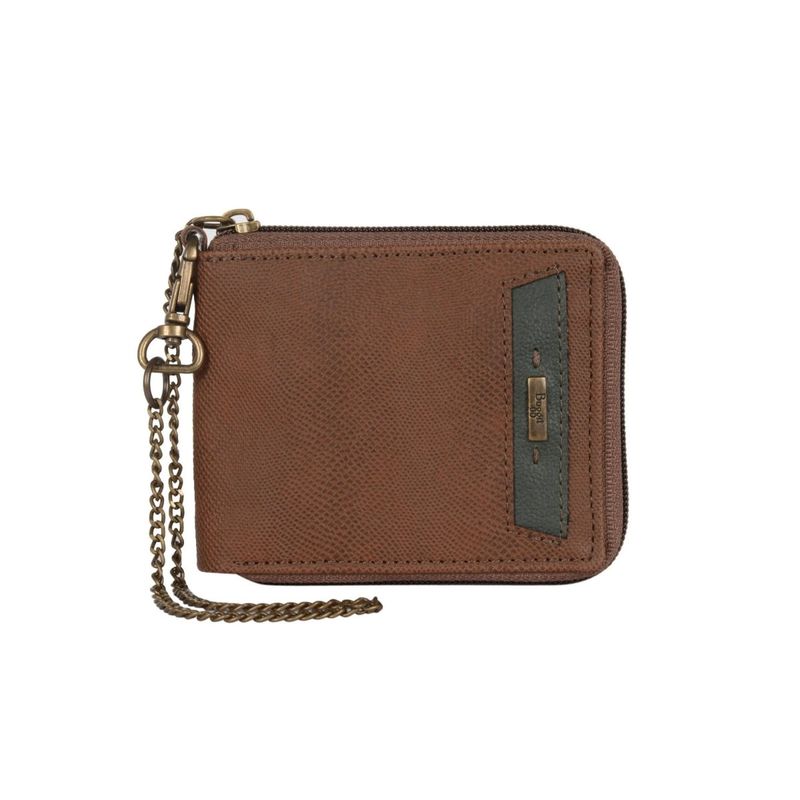 Buy Baggit Allocated Brown Small Wallet Online