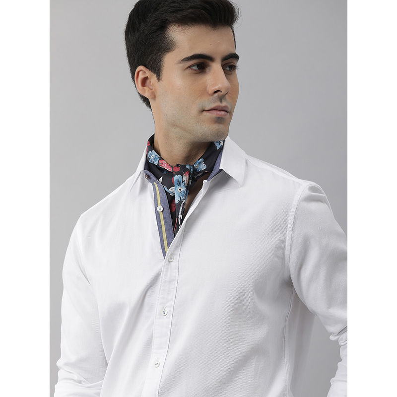 Buy RARE RABBIT White Casual Shirts Online
