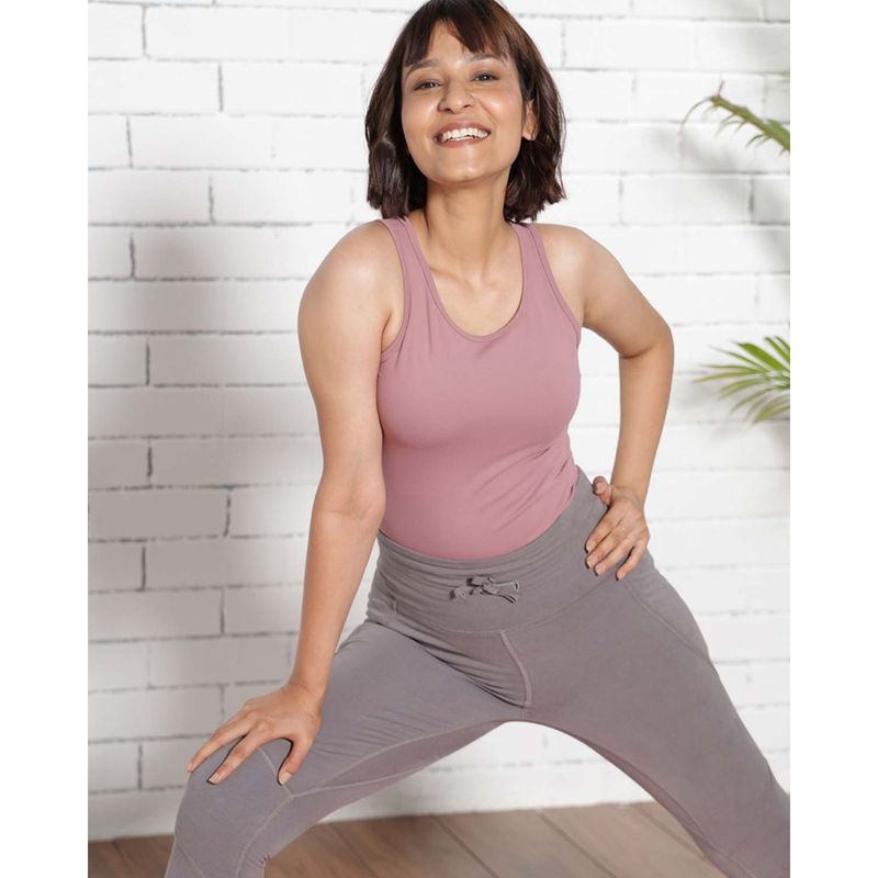 Buy Bliss Club Women Salmon The Ultimate Active Tank with All Round Coverage Online