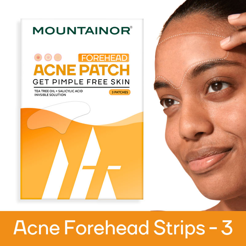 Buy Mountainor Forehead Acne Pimple Patch Strips, Salicylic Acid Spot ...