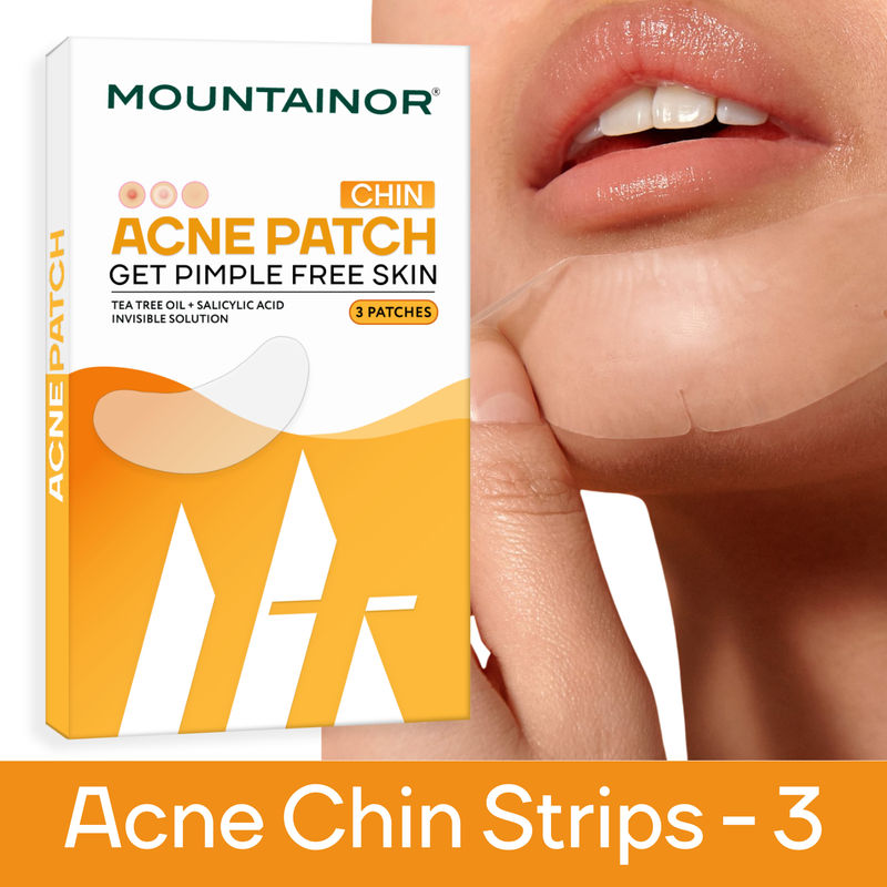 Buy Mountainor Chin Acne Pimple Patch Big Strips, Salicylic Acid Spot ...