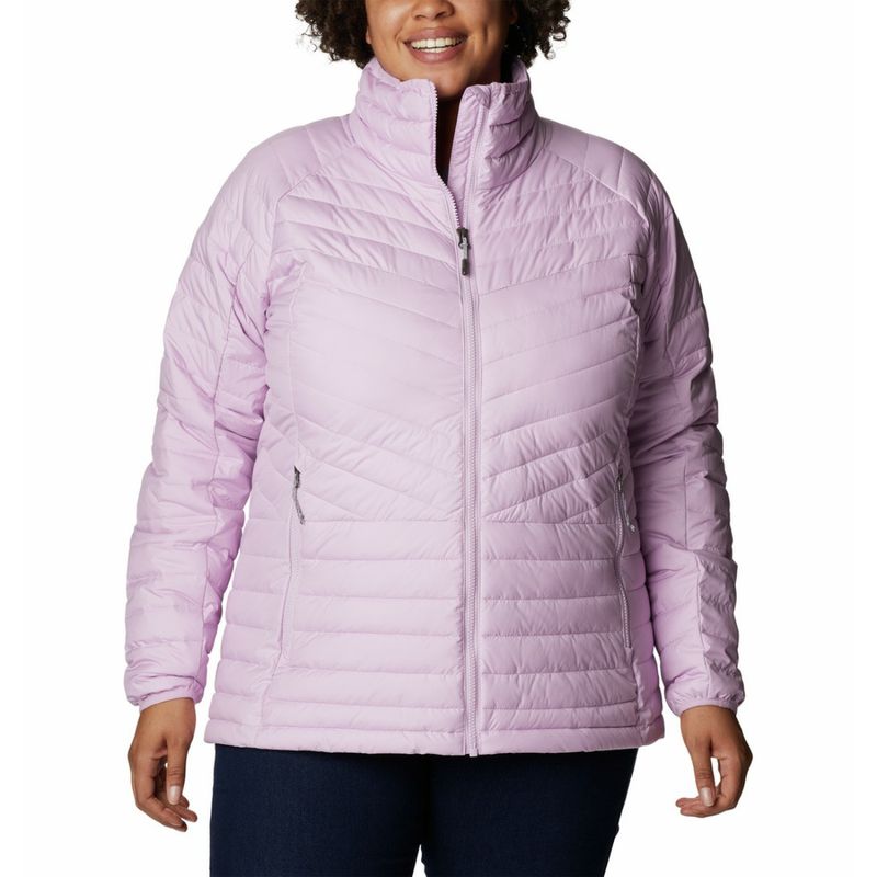 Buy Columbia Womens Purple Omni-Heat Reflective Powder Lite II Full Zip ...