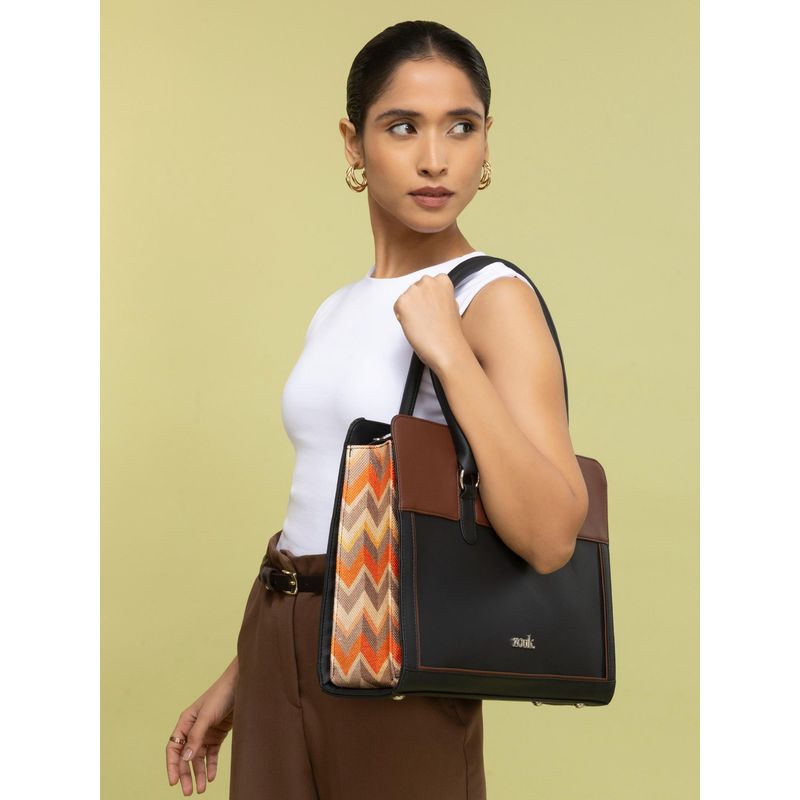 Buy Zouk Tidal Wave Hand Office Bag - Multi-Color Online