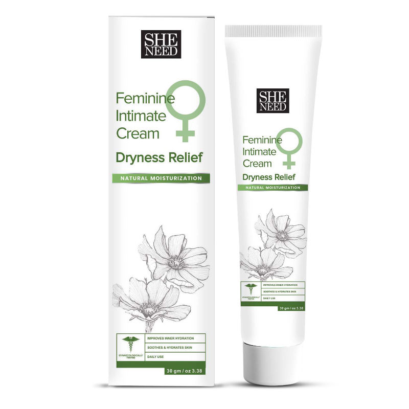 Buy SheNeed Feminine Intimate Cream Dryness Relief, Long-Lasting ...