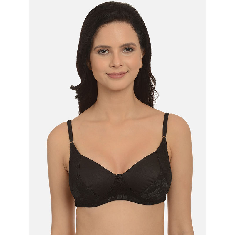 Buy Mod & Shy Black Non-Padded Non Wired Basic Bra Online