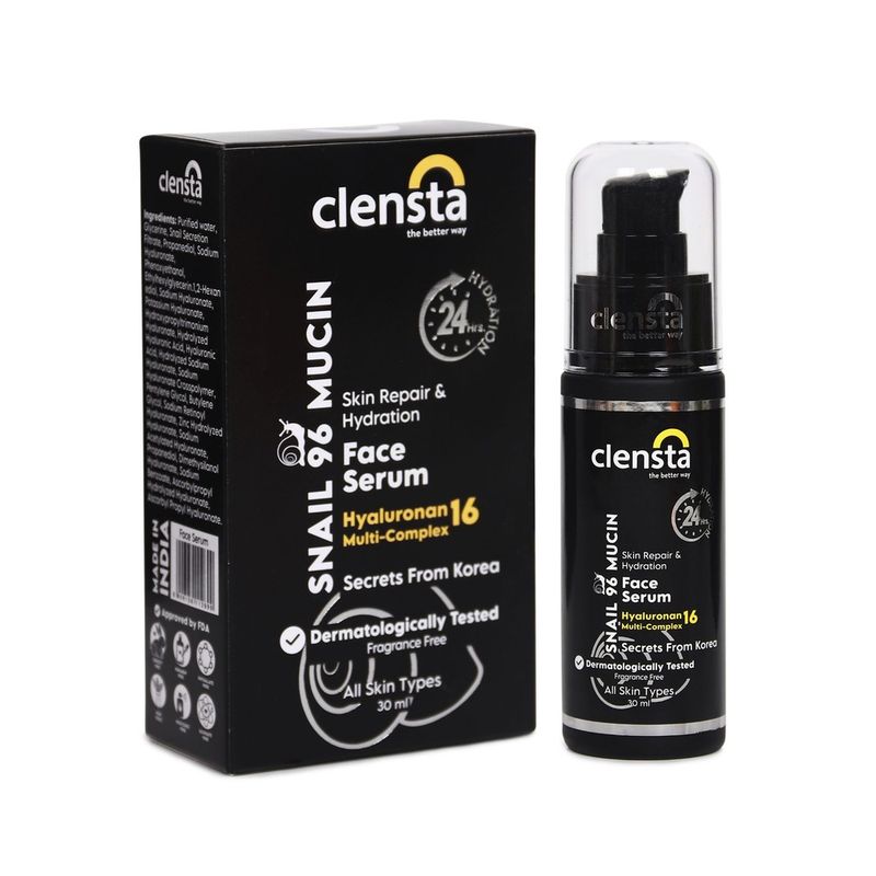 Buy Clensta Snail 96 Mucin Skin Repair Face Serum Online