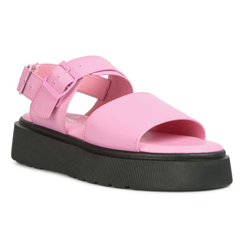 Buy London Rag Solid Pink Sandals Online