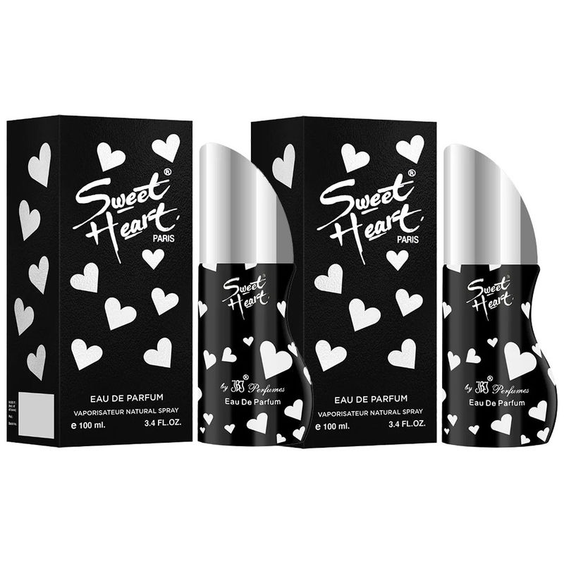 Buy Sweet Heart Black EAU De Perfume - Pack Of 2 Online