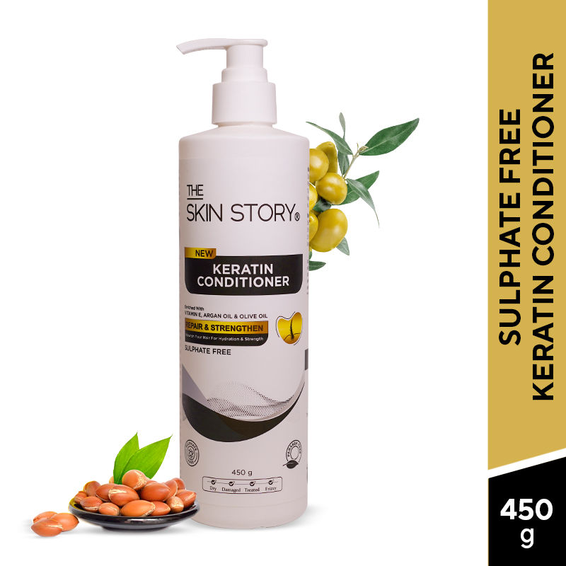Buy The Skin Story Keratin Smooth Conditioner For Frizz & Hair Fall ...